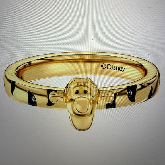 Disney | Jewelry | Disney Tigger Ring 4k Yellow Gold Over Sterling ...